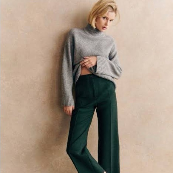 Sezane | Sweaters | Sezane Sz S Xs Lauren Jumper Mottled Gray 0 Yak ...